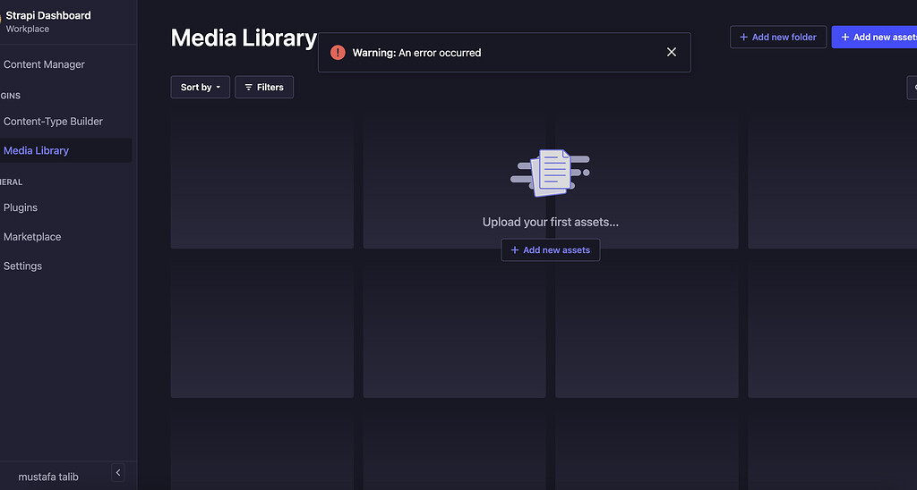 Strapi With Cpanel Unable To Upload Files Using Media Library Questions And Answers Strapi
