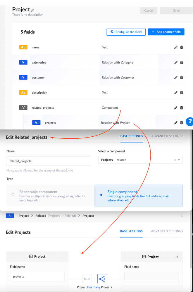 Create a relation with the same collection type using the same field name - Questions and ...