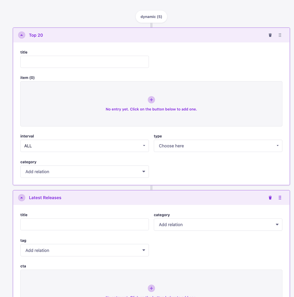 Dynamic Components - default visualization - Questions and Answers - Strapi Community Forum