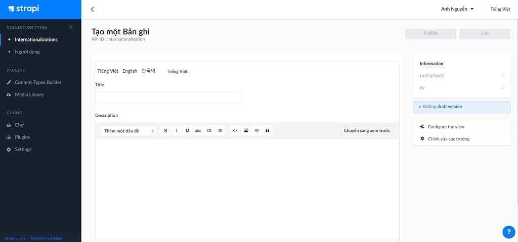 Customize admin backend for internationalizations - Discussions ... Customize admin backend for internationalizations - Discussions ...