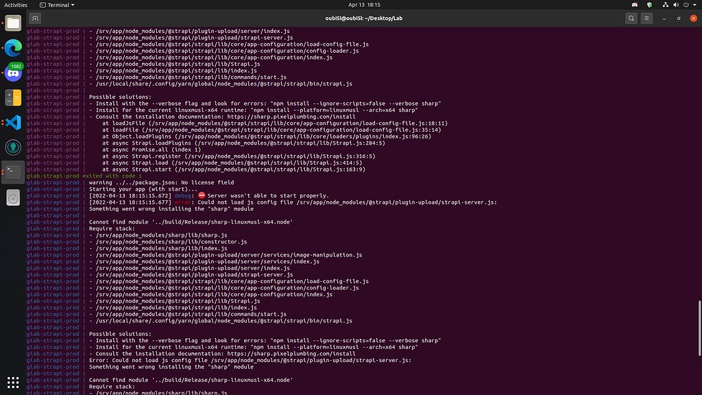 Dockerfile strapi v4 graphql build image - Discussions - Strapi Community Forum