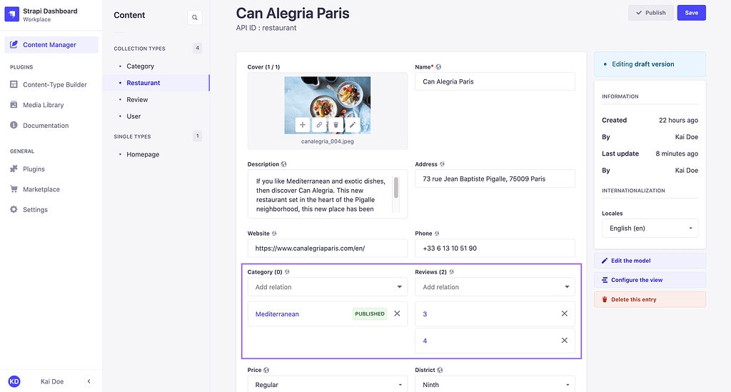 How to change displayed field in relation - General - Strapi Community ...