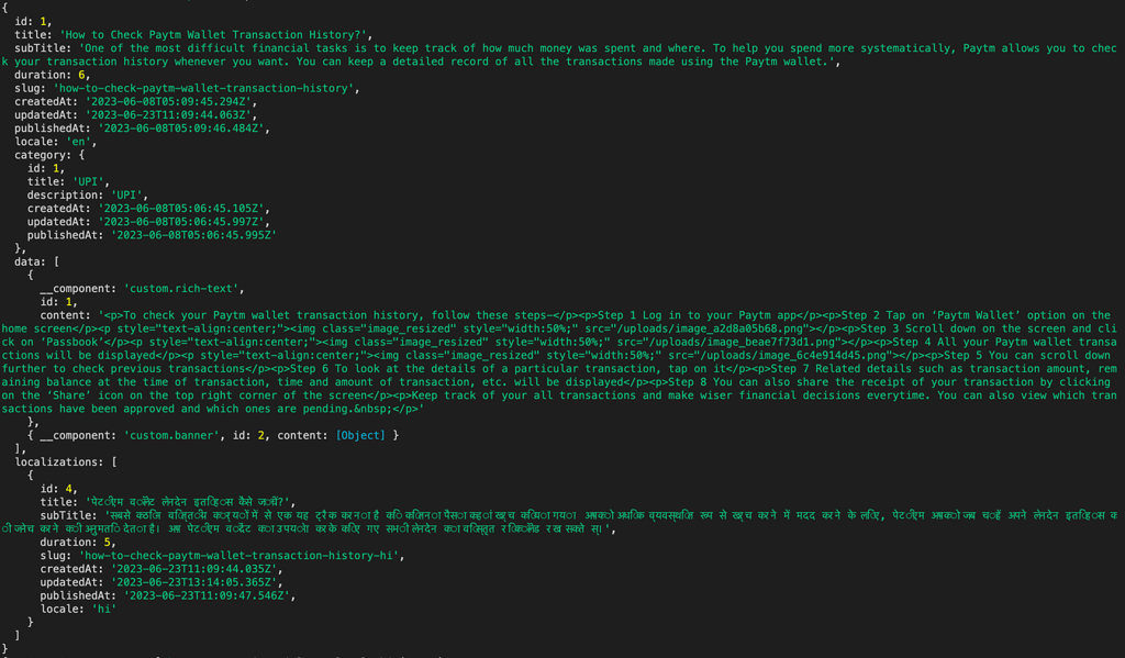 Dynamic Zone data not coming under default locale's localizations key - Questions and Answers ...