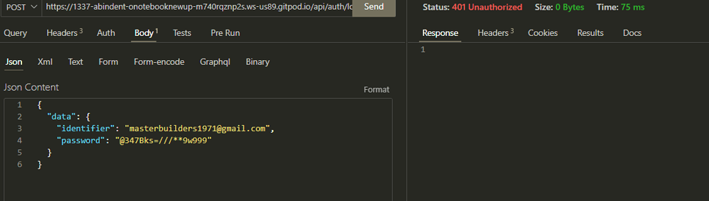 Strapi Error with Post request - Strapi Backend - Strapi Community Forum