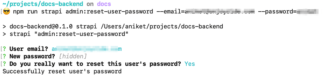 Reset Strapi Admin - Questions and Answers - Strapi Community Forum