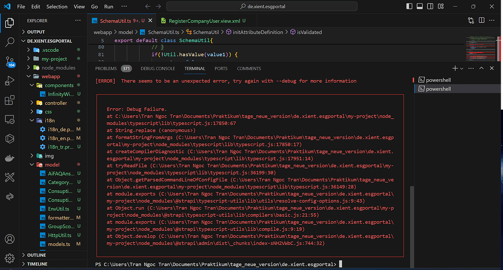 I tried to install Strapi locally on my computer, and it showed this error, can someone help me ...