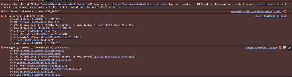 Strapi /upload photo not uploading error - Strapi Admin - Strapi Community Forum