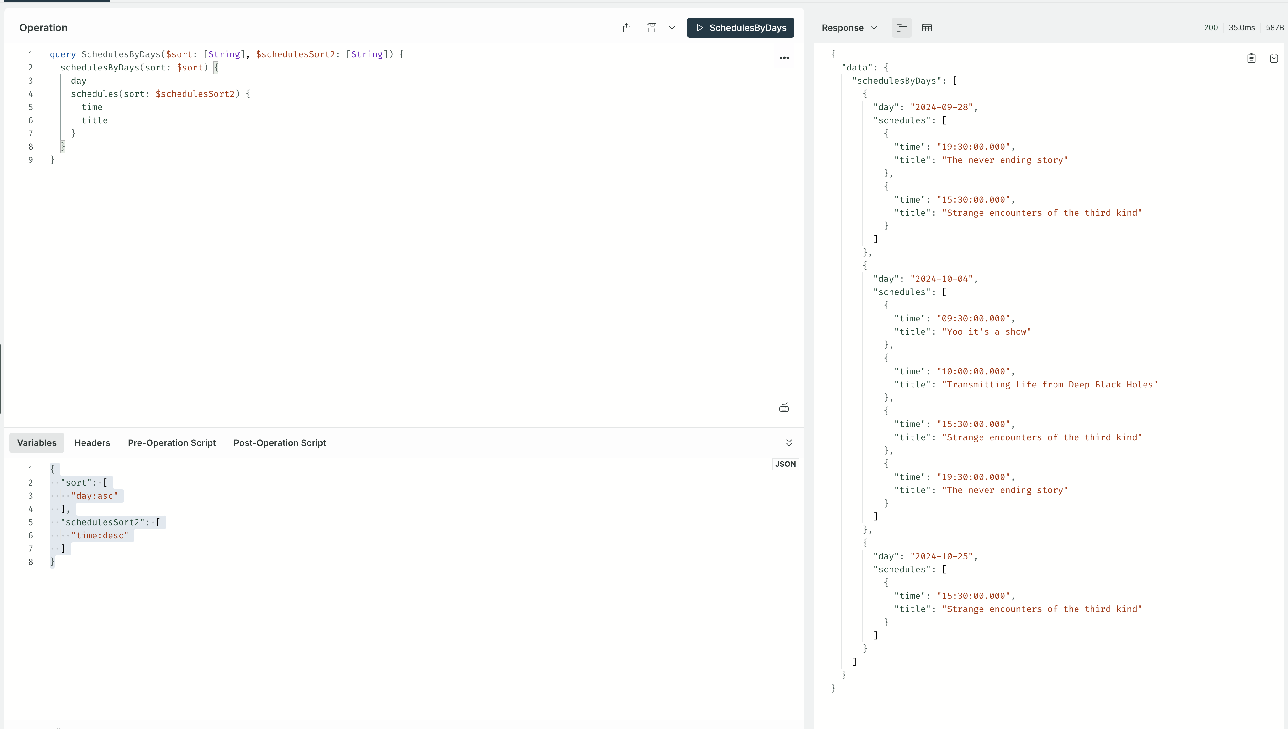 Graphql nested collection is not sorted - Questions and Answers - Strapi Community Forum
