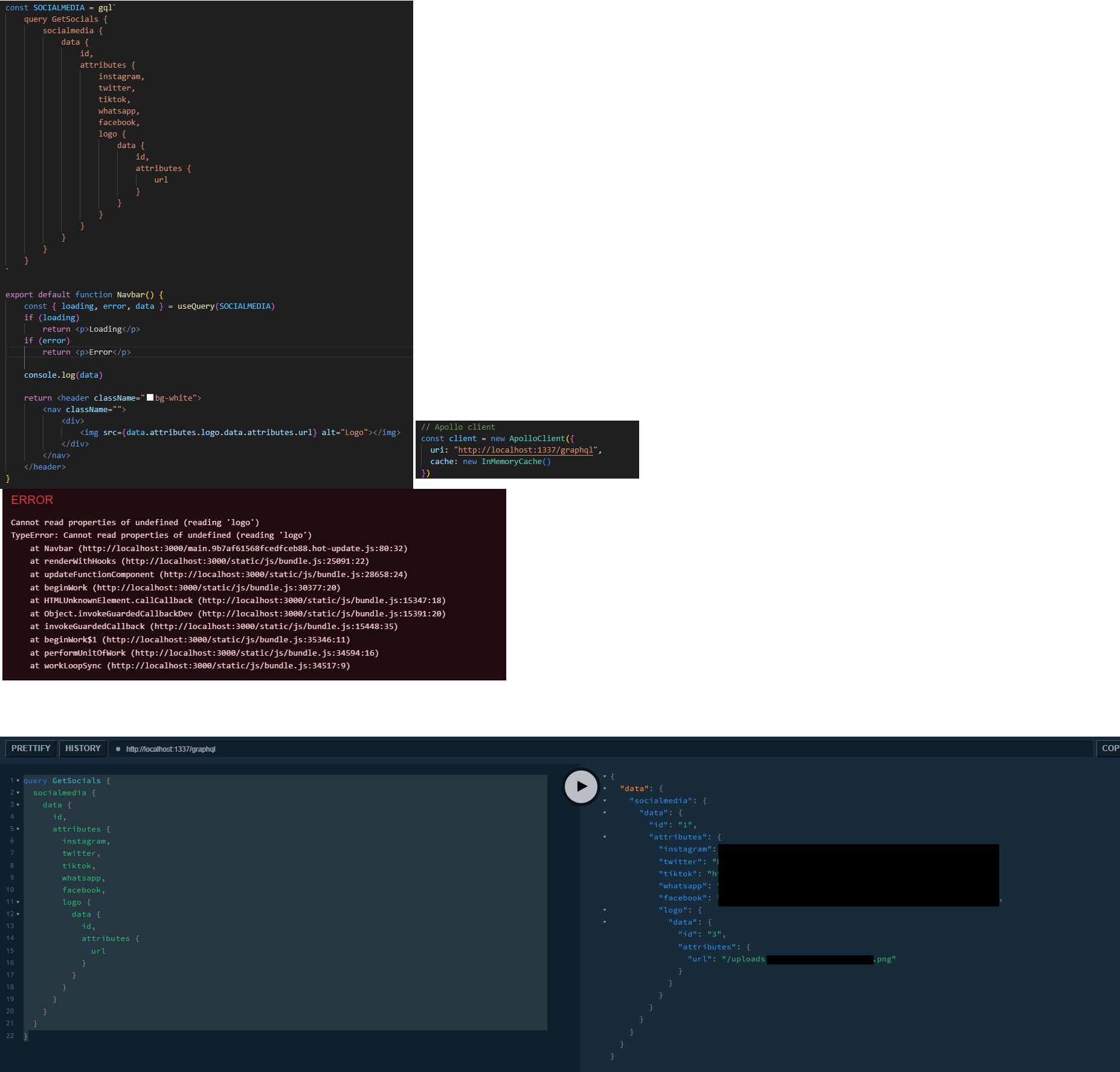 Unable to read properties of a Media file type in ReactJS using GraphQL ...